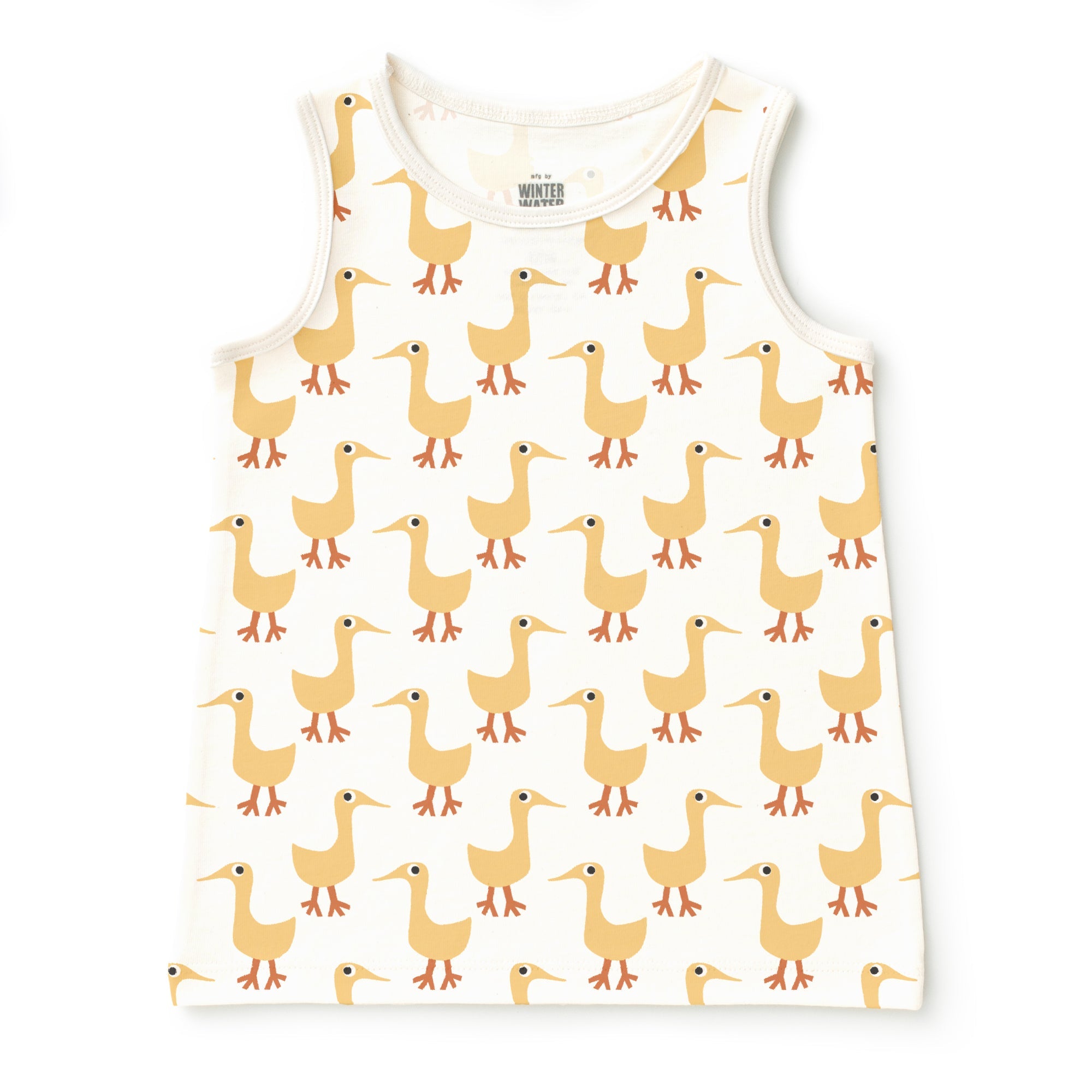 Tank Top - Ducks Yellow - Pretty Much Perfect – Winter Water Factory