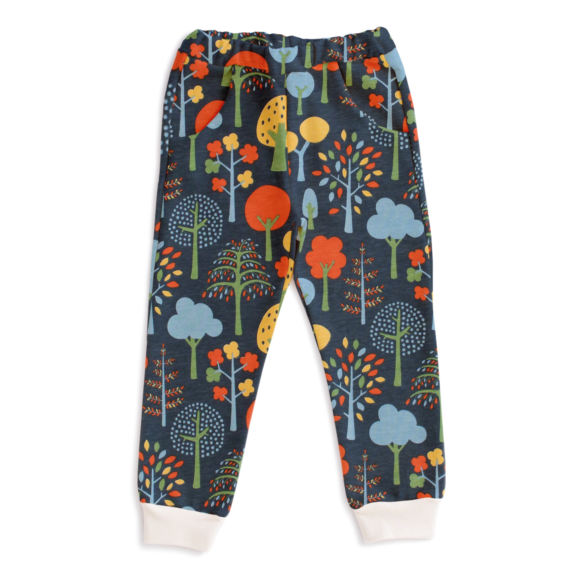Sweatpants - Trees Navy & Green – Winter Water Factory