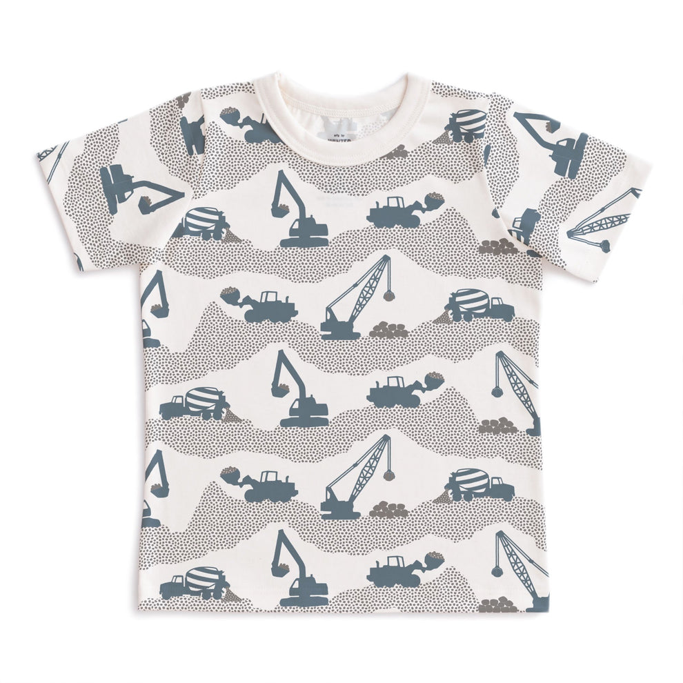 Construction Short Sleeve Tee – Made with Organic Cotton | Winter Water ...